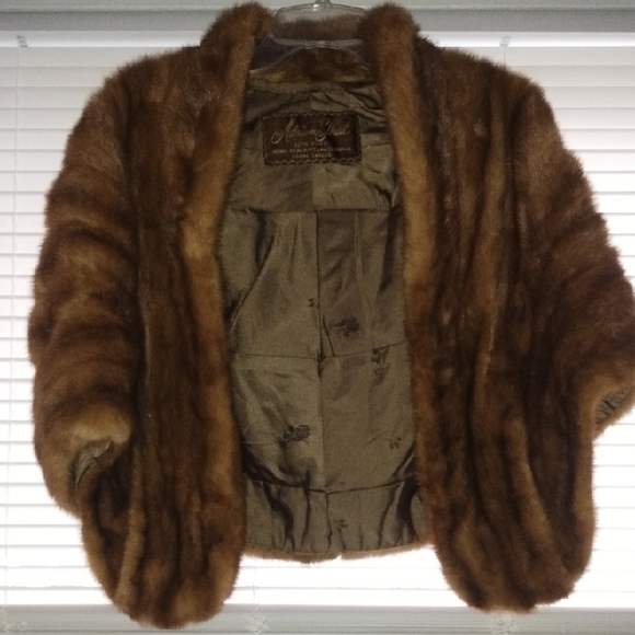 Adrian Thal | Jackets & Coats | Luxurious Brown Fur Coat Wrap | Poshmark